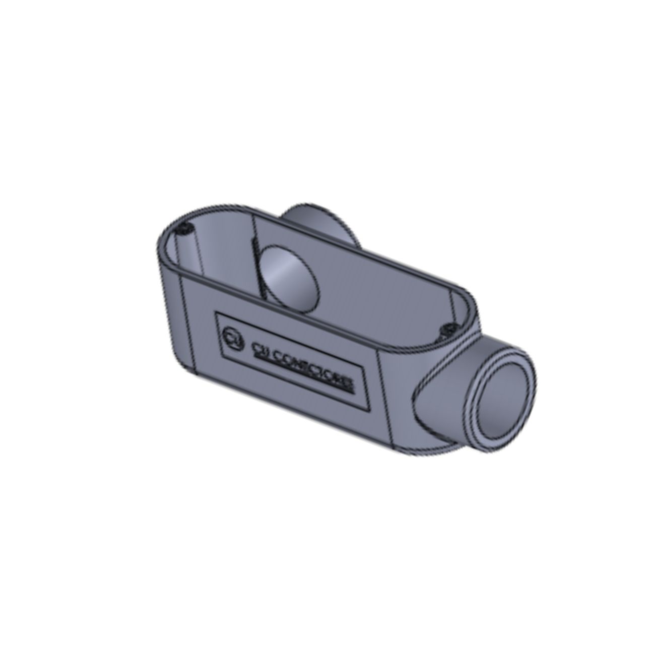 LL Smooth aluminum conduit 3/4" - CU Conectores