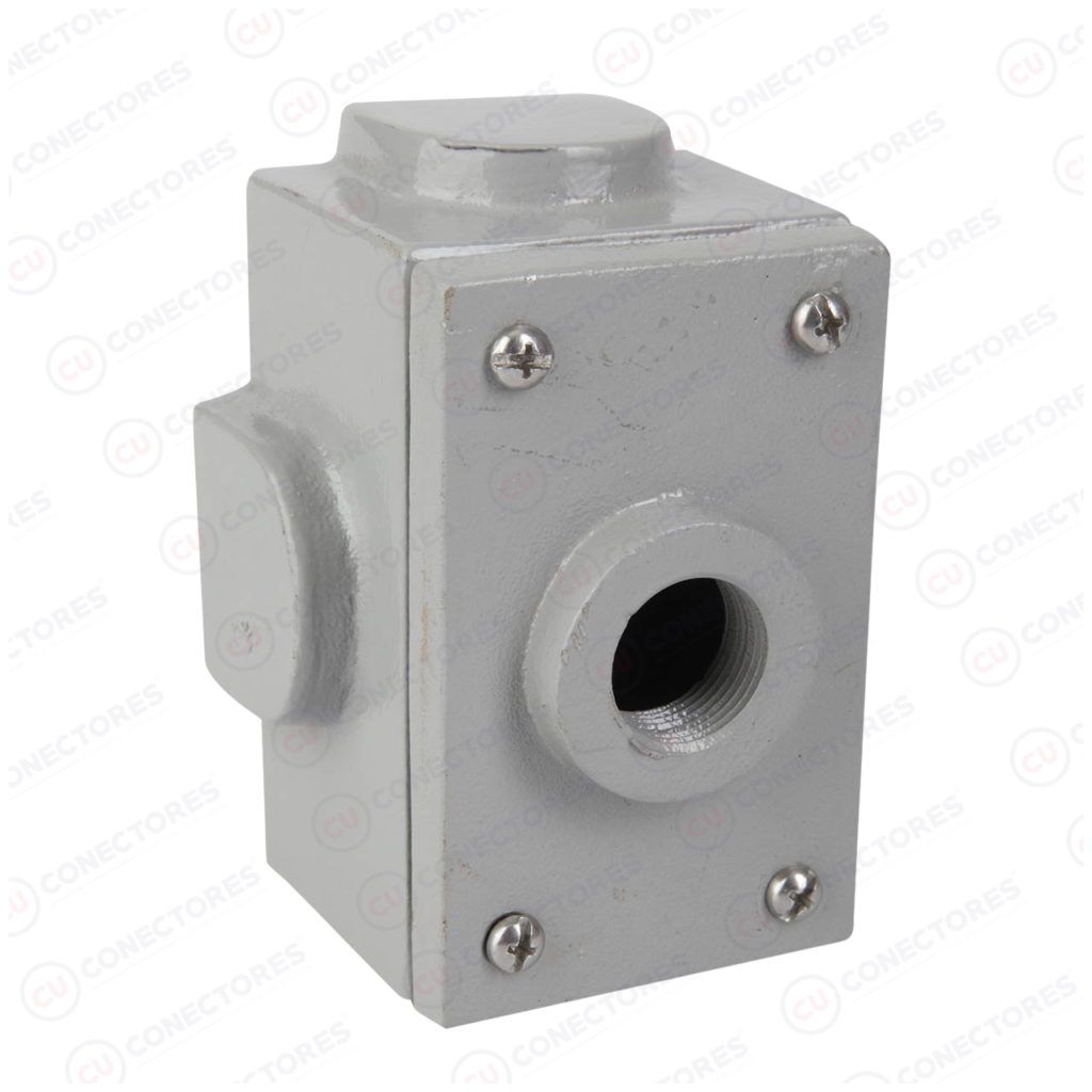 5800 Weatherproof Rectangular Box with 2 3/4" Outlets - CU Conectores